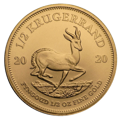 Buy Rand Refinery South Africa 1/2 oz Krugerrand Gold Coin 2020 ...