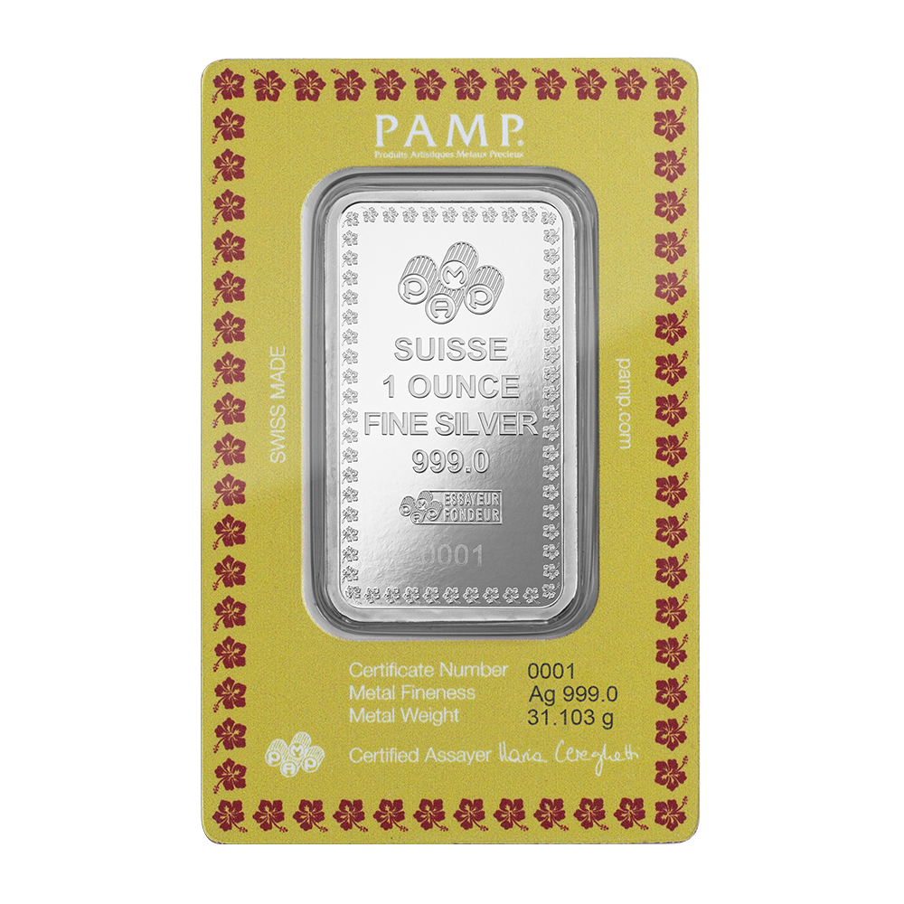 Buy 1 Ounce PAMP Suisse Diwali festival of light Silver Bar | United ...
