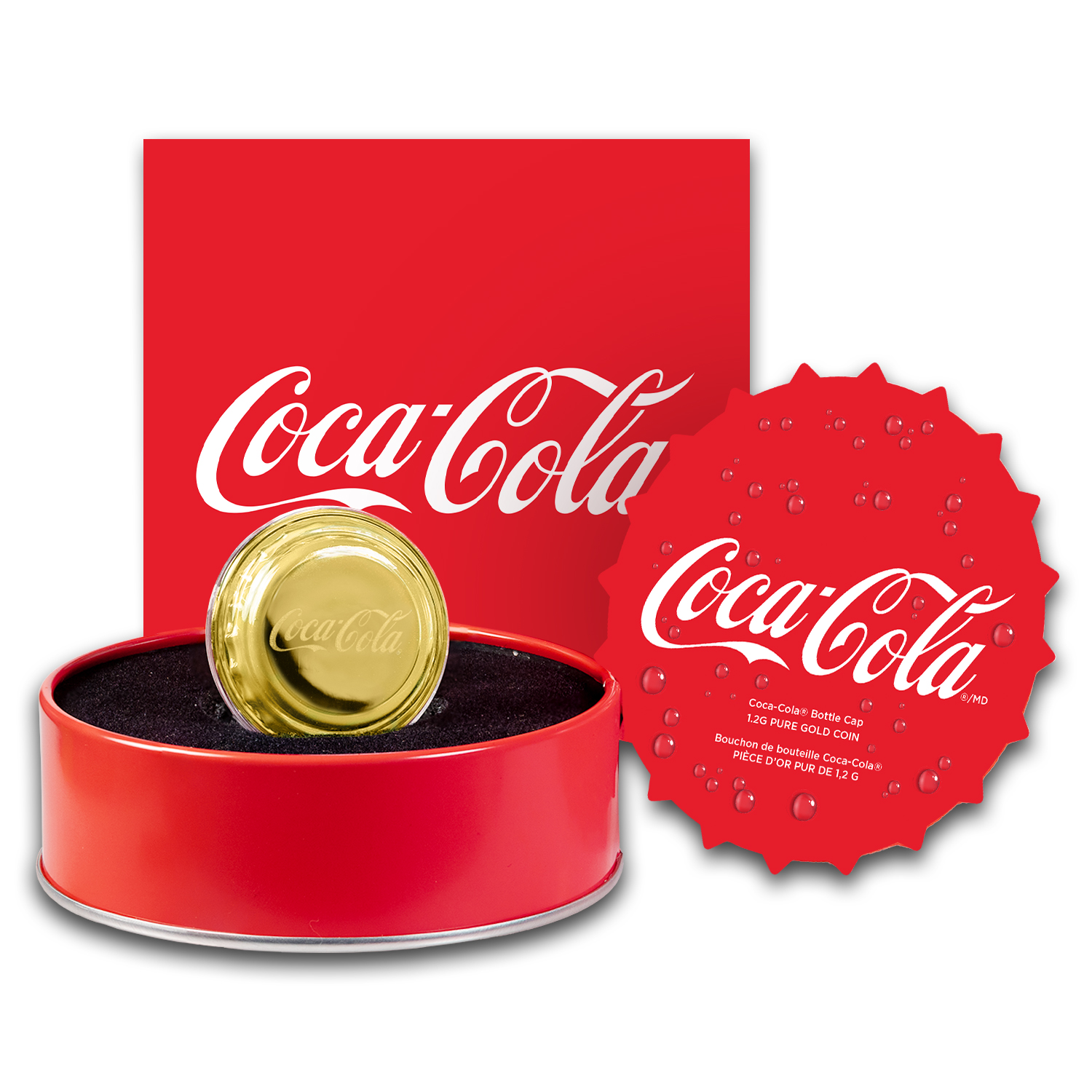 Buy PAMP 1.2 Gram 2025 Gold Coca-Cola® Bottle Cap Coin – .9999 Fine ...